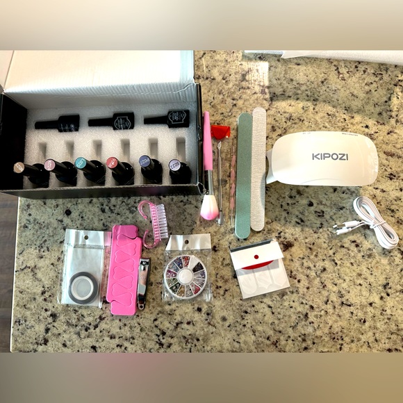 Accessories | Gel Shellac Complete Nail Kit | Poshmark